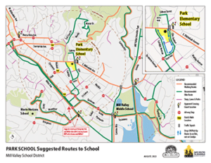 Suggested Routes to School Maps | Safe Routes to Schools – Marin County